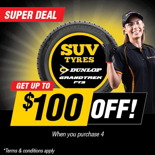 Dunlop Tyres Specials | Buy 3 Get 4th Free | Tyre & Wheel